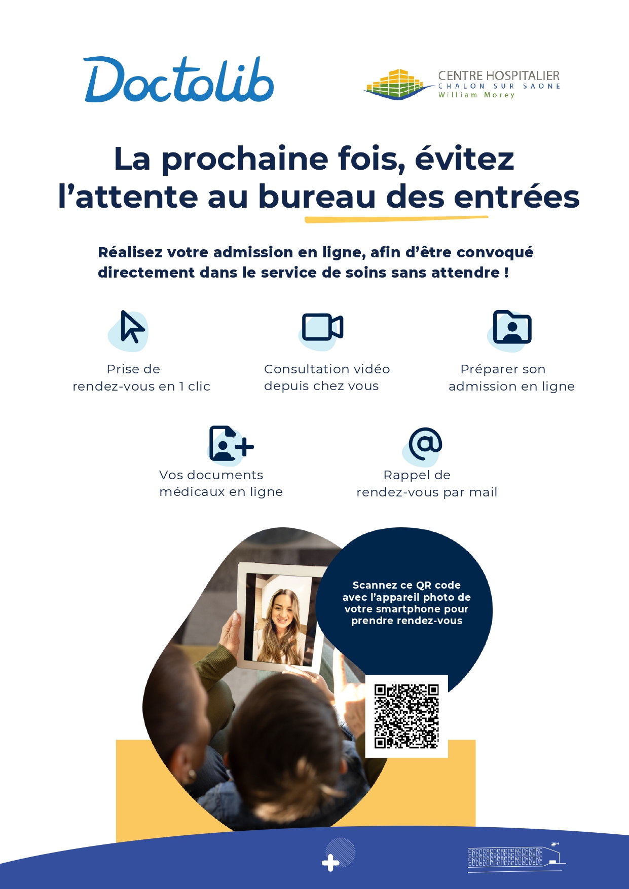 L’hôpital William Morey déploie la pré-admission en ligne avec Doctolib ...